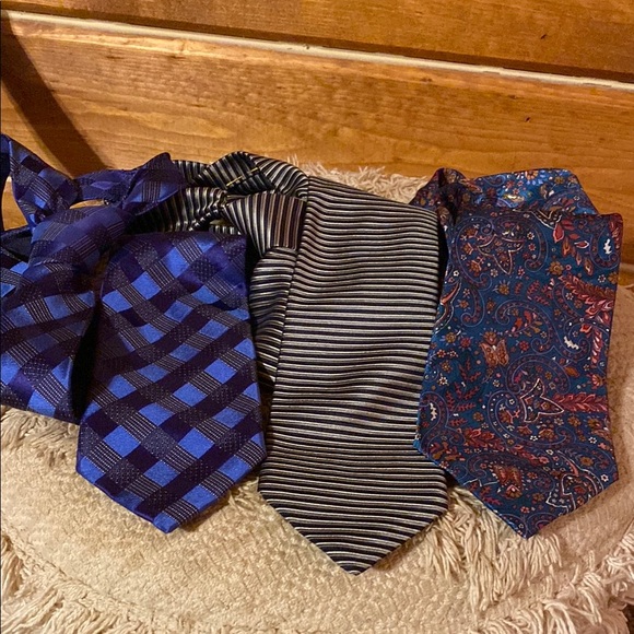 multiple brands | Accessories | Mens Assorted Ties Set Blue Black ...